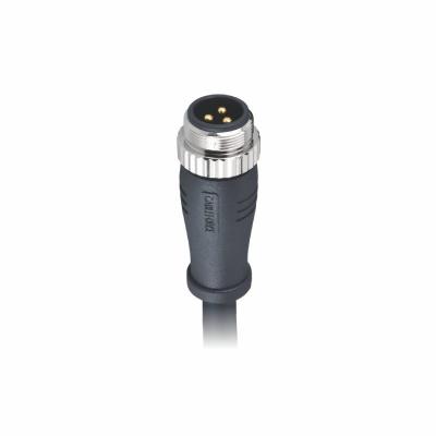 China Male 4 Pin M16 Circular Connector Unshielded Soldering Type Single Ended PVC for sale