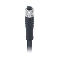 China Female M5 Circular Connector 1A 60V 3Pin 4Pin A Code IEC 61076-2-105 Standard for sale