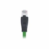 China Ethernet Cat 7 RJ45 Patch Cord Green PUR Male Plug For Surveillance Cameras for sale