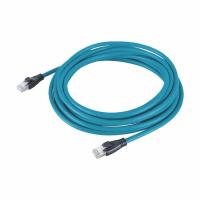 China AWG 24 Cat7 Ethernet Patch Cable RJ45 8P8C Light Blue Jacket Male Gender for sale