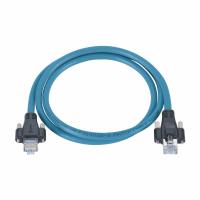China 3m Cat 5E RJ45 Patch Cord 8P8C Blue Male Plug For Ethernet Data Center for sale