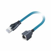 China Railway Transit RJ45 Patch Cord 8P8C Green PVC Male AWG 26 Plug Rj45 Socket Cable for sale
