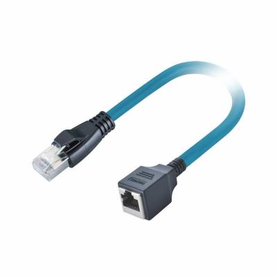 China Railway Transit RJ45 Patch Cord 8P8C Green PVC Male AWG 26 Plug Rj45 Socket Cable for sale