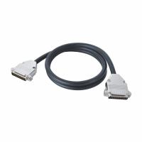 China Automotive 25 Pin D Sub Cable PUR Black Shielded Male Straight Connector for sale