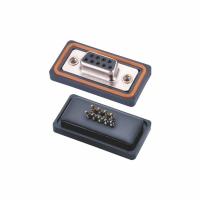China Gold Plated VGA D Sub Cable Computer 9 Pin Female D Sub Connector for sale