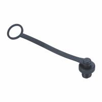 China FKM Sealing Cable Glands Accessories Female M8 Plastic Dust Caps For Connectors for sale