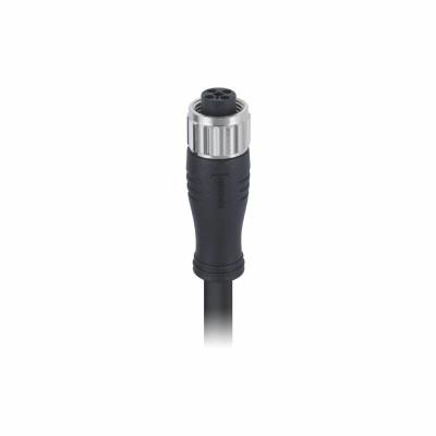China IP67 Sensor Actuator Cable Waterproof M12 Female Connector With 12A Power Cable for sale
