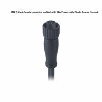 China UL Approvals Sensor Actuator Cable M12 S Code 3pin Female Connector for sale