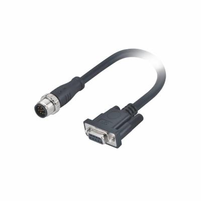 China 5A 30V M12 D Sub Cable IEC60807 3 PCB Contacts Soldering Termination for sale