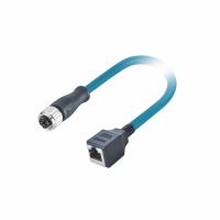 China Automotive Profinet Industrial Ethernet Cable CAT 6A M12 X Coded To Rj45 Cable for sale