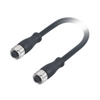 China IP68 Sensor Actuator Cable A Code 4Pin M12 Female To Female Cable for sale