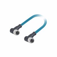 China CAT 6A Industrial Ethernet Cable M12 Female To Rj45 Cable For Safety Light Grids for sale