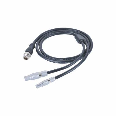 China Y Splitter Sensor Actuator Cable M12 Male To 1B Male 0B Male AWG26 Cord for sale