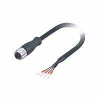 China M12 Sensor Actuator Cable S Code Terminals For Motor Encoder PLC Drives for sale