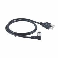 China AWG16 M12 Power Cable S Code Female To NEMA 5 15P USA Power Plug for sale