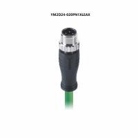 China 4 Pin Male D Code M12 Ethernet Cable PUR Jacket 5m UL Approval for sale