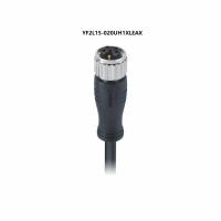 China Crimping Termination 2M Sensor Actuator Cable M12 L Code 5 Pin Female Connector for sale