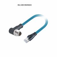 China TPU Overmolding M12 Profinet Cable Cat 6A X Code 8 Pin M12 Rj45 Patch Cord for sale