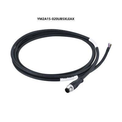 China Sensor Actuator M12 Power Cable A Coded Male 5 pin 2m Unshielded for sale