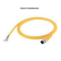 China M12 Sensor Actuator Cable Male 5pin 5M IEC 61076-2-101 Brass Phosphor Bronze Contact for sale
