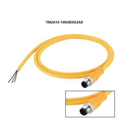 China A Coded Male M12 Connector Cable Sensor Actuator 10m PUR 04 Pin for sale
