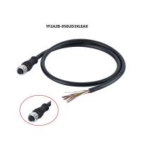 China 5m 12Pin Sensor Actuator Cable PUR Jacket M12 A Coded Female Connector Shielded for sale