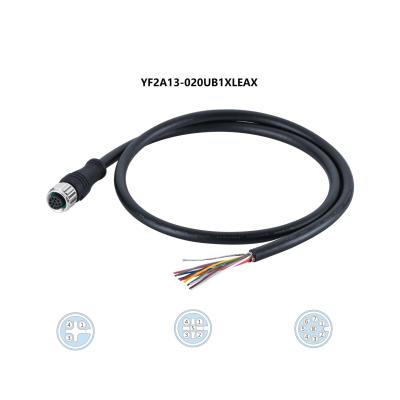 China 3Pin Sensor Actuator Cable Un Shielded M12 A Coding Connectors PUR for sale