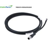 China Male M12 A Coded Cable Sensor Actuator 8pin Connectors 5m PUR Unshielded for sale