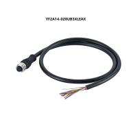 China 4Pin 2m Sensor Actuator PUR Jacket A Coded Cable M12 Female Connector for sale