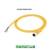 China M12 Female Connector Cable Sensor Actuator A Coded Female 5m Shielded Ip68 for sale