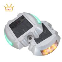 China Hot Selling Outdoor Solar Ground Deck Dock Step Driveway Light Horseshoe Road LED Solar Road Stud for Pathway for sale