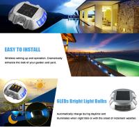 China Hot Selling Outdoor Solar Ground Deck Dock Step Driveway Light Horseshoe Road LED Solar Road Stud for Pathway for sale