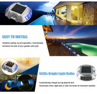 China Horseshoe Shape Raised Solar Deck Dock Light Pathway LED Constant Working Ground Solar Garden Light Cat Eye Road Stud for sale
