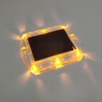 China Factory Price LED Lane Warning Divider Solar Road Blinker Warning Light Garden Pavement Marker LED Road Stud Light for sale