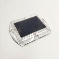 China Factory Price LED Lane Warning Divider Solar Road Blinker Warning Light Garden Pavement Marker LED Road Stud Light for sale