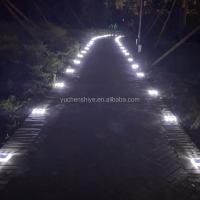 China Factory Price LED Lane Warning Divider Solar Road Blinker Warning Light Garden Pavement Marker LED Road Stud Light for sale