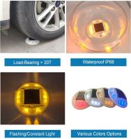China Factory Price Flashing Outdoor Solar LED Waterproof Cat Eye Road Stud Dock Deck Light for Pathway for sale