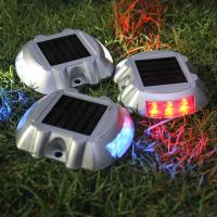 China Double or Single Side Solar LED Raised Pavement Marker Garden Driveway Cat Eye Aluminum Alloy Road Making Stud Deck Dock Light for sale