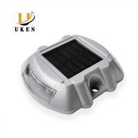China Outdoor Waterproof Aluminum Solar Flashing Cat Eye Raised Pavement Marker Light LED Road Stud for sale