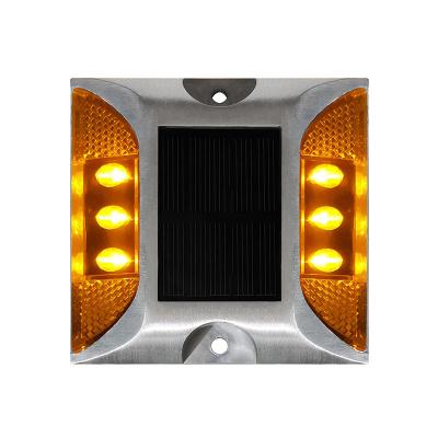 China Traffic Safety Road Lane Marking Blinker Cat Eye Mark Street Sidewalk LED Reflector Pavement Marker Solar Power Road Stud for sale