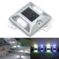 China Aluminum Raised Pavement Marker Light LED Lane Marking Reflector Reflective Flashing LED Cat Eye Road Stud with CE ROHS for sale