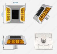 China 30 Tons Load Bearing Highway Dual Sides Road Flashing Reflector Solarlites LED Pavement Marker Blinker Light Solar Road Stud for sale