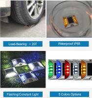 China China Manufacturer LED Driveway Reflector High Efficient 4 or 6 LED Raised Solar Road Marking Light Solar Panel Road Stud for sale