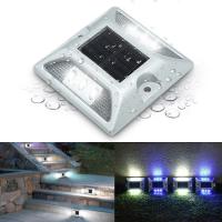 China China Manufacturer LED Driveway Reflector High Efficient 4 or 6 LED Raised Solar Road Marking Light Solar Panel Road Stud for sale
