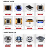 China Round LED Pavement Markers Solar Road Stud Raised PC Plastic Deck Step Floor Light for sale