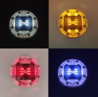 China Traffic Safety Warning In-road Light Dock Solar Deck Light High Bright Outdoor Road Stud for sale