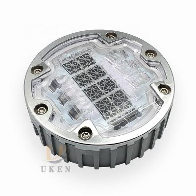 China IL300 Embedded Solar Panel Round Road Stud LED Reflector Underground Pavement Marker Light for Driveway for sale