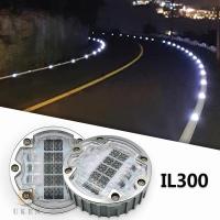 China Outdoor Waterproof Ground Burried Pavement Marker Recessed Deck Light Driveway Floor Inground Lamp LED Solar Underground Light for sale