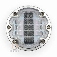 China 6 Screwed Cover Super Capacitor Road Marker Lights LED Cat Eye Solar Road Studs for sale