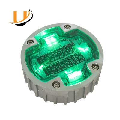 China G105 Aluminium Pavement Marker Light Circular Type Embedded LED Solar Underground Roadstud Cat Eye Road Stud for Philippines for sale